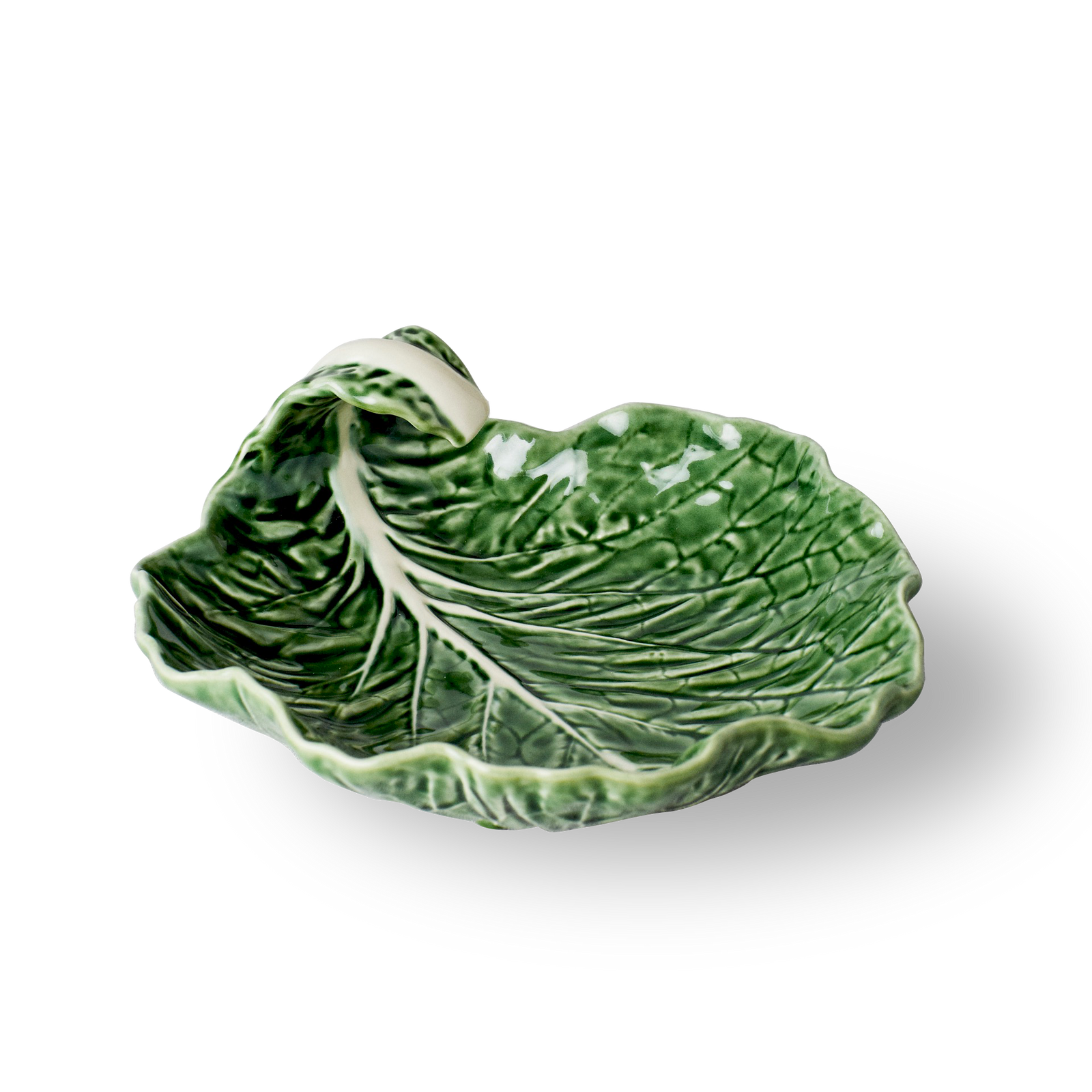 Rent: Medium Green Cabbage Leaf Bowl (25cm)