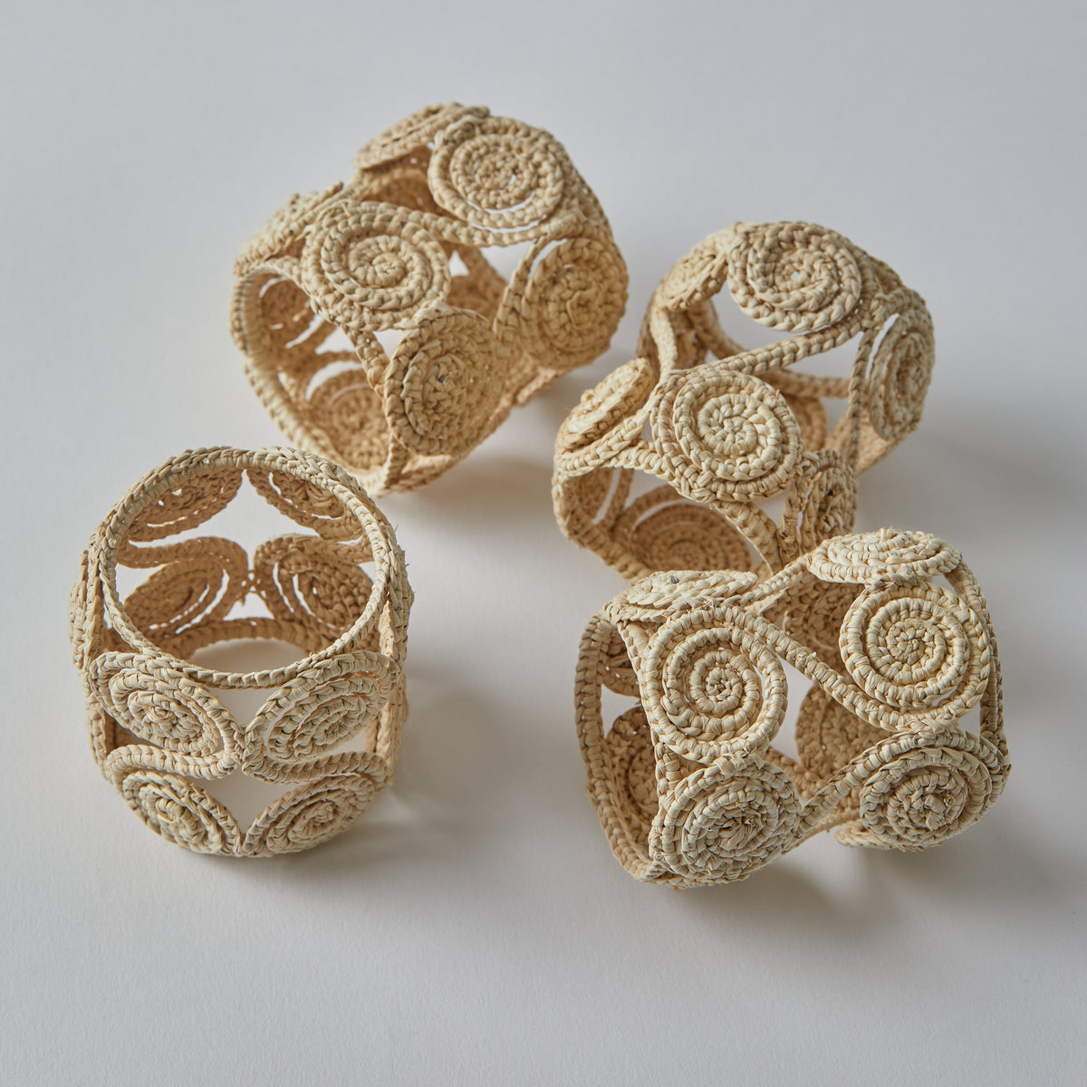 Swirl Napkin Ring - Set of 4